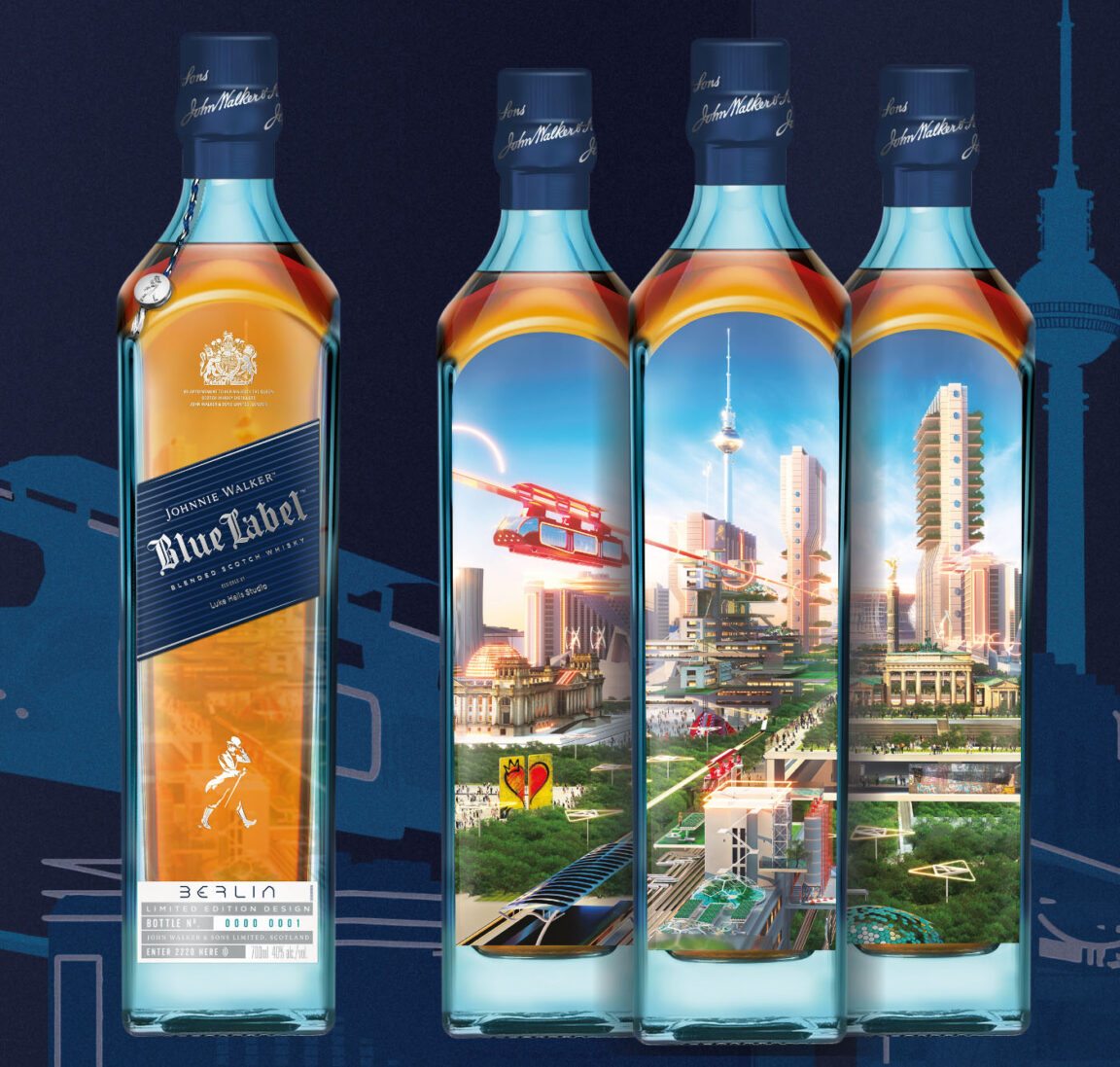 Blue Label Cities of the Future, así luce el futuro según Johnnie Walker